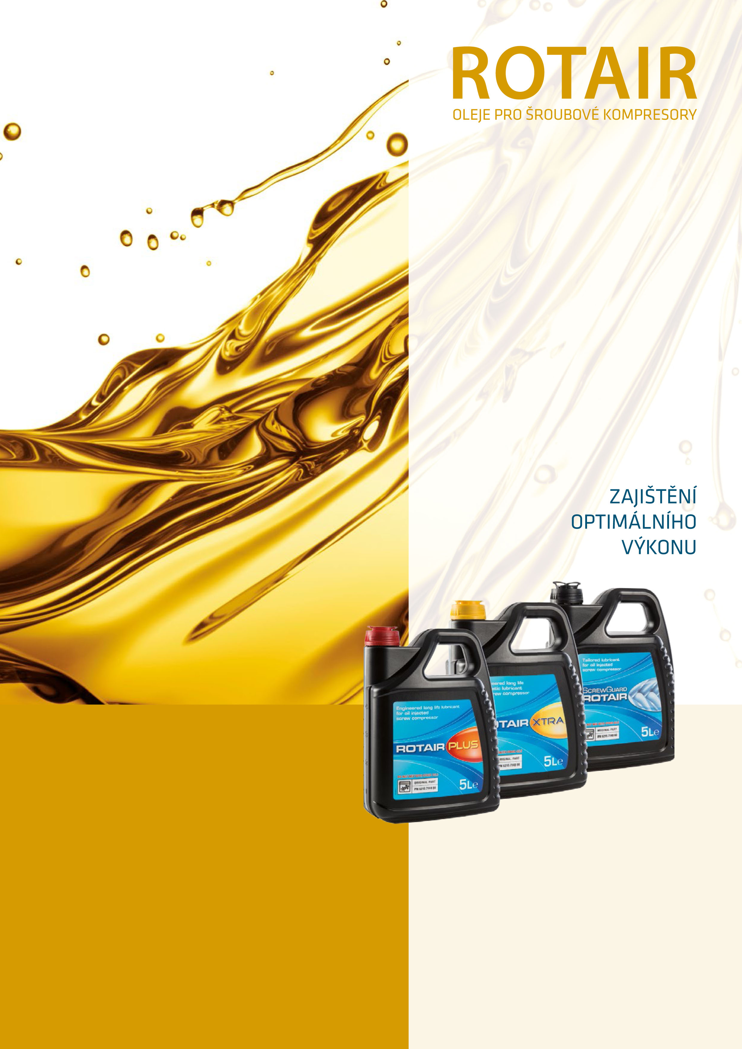 Olej pro kompresory potravinářský Fluidtech Rotair FOOD 46